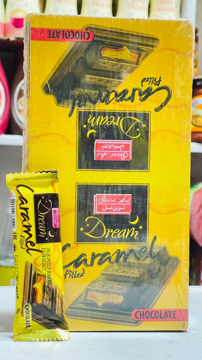 Shirin Asal Dream Caramel Chocolate 24pcs Box Iranian Premium Milk ...