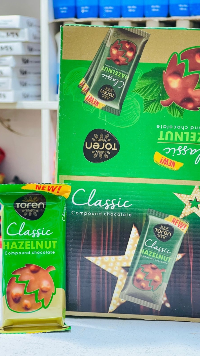 Toren Classic Hazelnut Compound Chocolate 24pcs (Box) Turkish | Gul99 ...